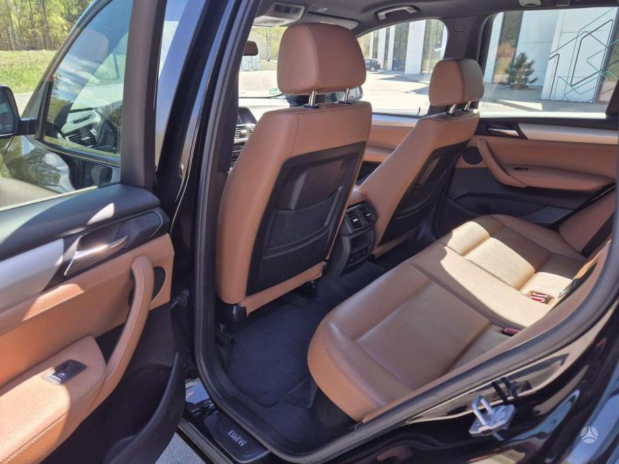 Melns BMW X3 2015 Kauņa, ar dzinēja tilpumu 2.99 L un nobraukumu 199 tūkst. km par 15300 €, foto 20 vietnē AUTOMOTO.COM.LV