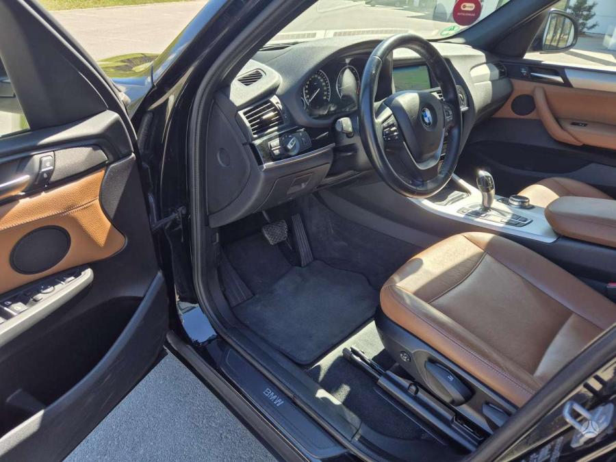 Melns BMW X3 2015 Kauņa, ar dzinēja tilpumu 2.99 L un nobraukumu 199 tūkst. km par 15300 €, foto 22 vietnē AUTOMOTO.COM.LV