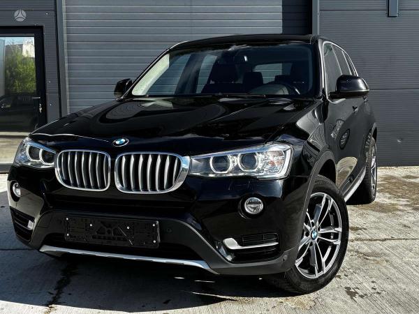 Black BMW X3 2015 in Utena, with an engine capacity of 2.00 L and mileage of 300 thousand km for 11900 €, photo 1 on AUTOMOTO.COM.LV
