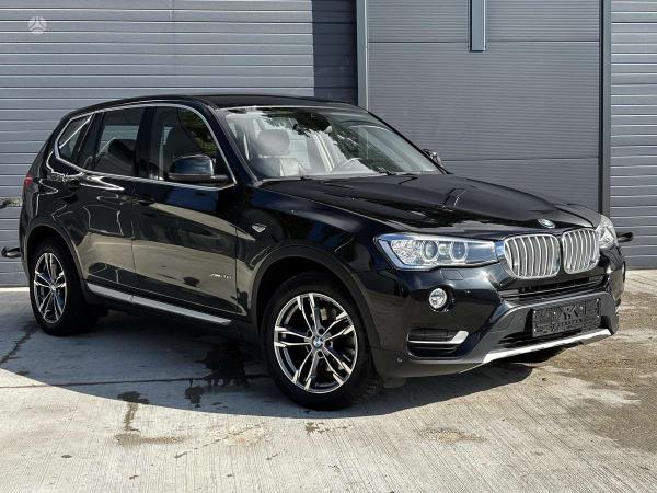 Black BMW X3 2015 in Utena, with an engine capacity of 2.00 L and mileage of 300 thousand km for 11900 €, photo 4 on AUTOMOTO.COM.LV