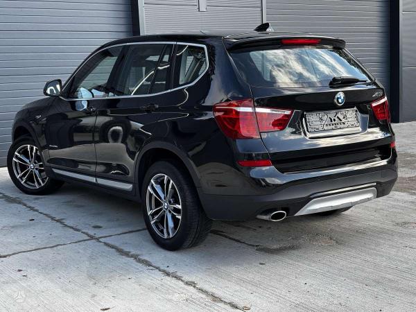 Black BMW X3 2015 in Utena, with an engine capacity of 2.00 L and mileage of 300 thousand km for 11900 €, photo 6 on AUTOMOTO.COM.LV