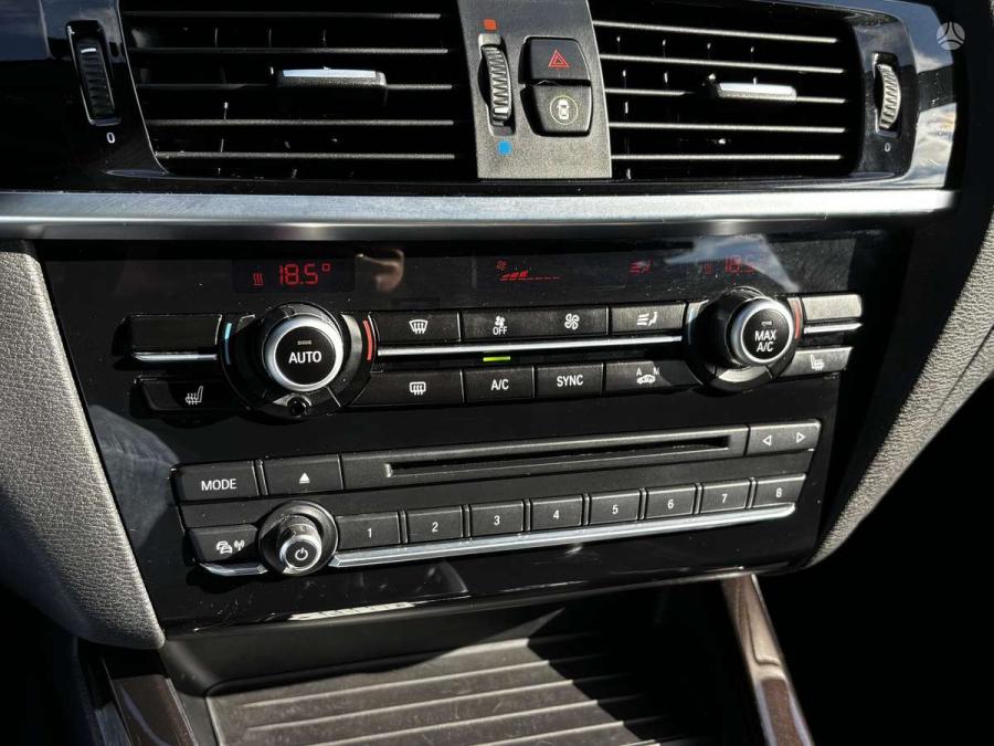 Черный БМВ Х3 2015 в Утена, объемом двигателя 2.00 л и пробегом 300 тыс. км за 11900 €, фото 20 на AUTOMOTO.COM.LV