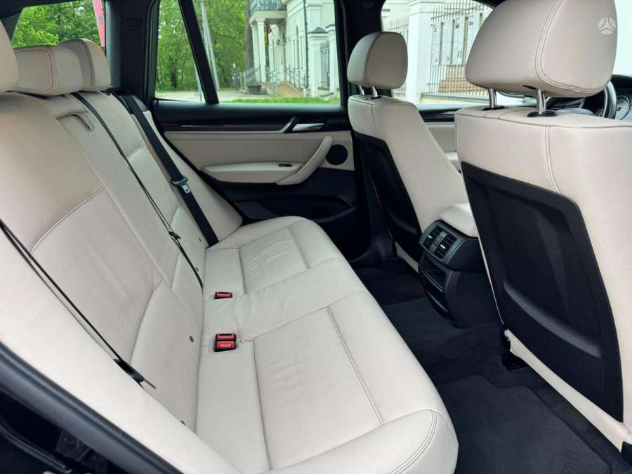 Черный БМВ Х3 2015 в Шяуляй, объемом двигателя 2.00 л и пробегом 205 тыс. км за 17550 €, фото 17 на AUTOMOTO.COM.LV