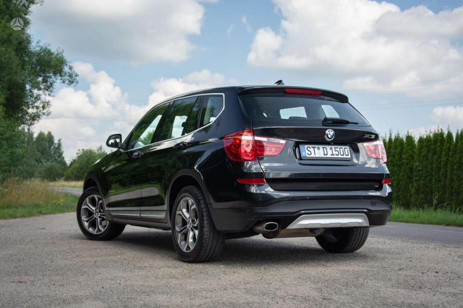 Melns BMW X3 2015 Elektrėnai, ar dzinēja tilpumu 2.00 L un nobraukumu 138 tūkst. km par 15950 €, foto 5 vietnē AUTOMOTO.COM.LV