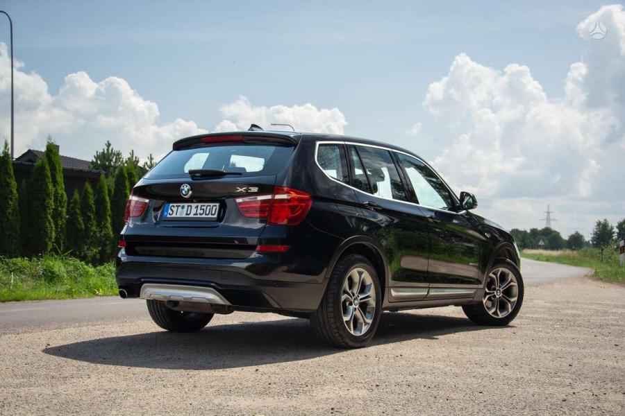 Melns BMW X3 2015 Elektrėnai, ar dzinēja tilpumu 2.00 L un nobraukumu 138 tūkst. km par 15950 €, foto 7 vietnē AUTOMOTO.COM.LV
