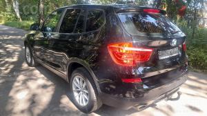 Black BMW X3 2015 in Riga, with an engine capacity of 2.00 L and mileage of 208 thousand km for 13000 €, photo 8 on AUTOMOTO.COM.LV