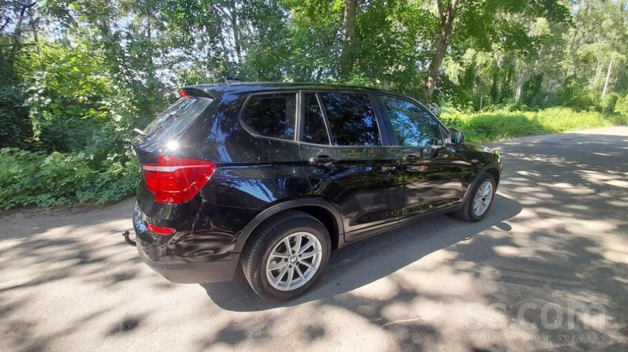 Black BMW X3 2015 in Riga, with an engine capacity of 2.00 L and mileage of 208 thousand km for 13000 €, photo 13 on AUTOMOTO.COM.LV