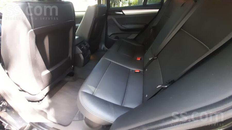 Black BMW X3 2015 in Riga, with an engine capacity of 2.00 L and mileage of 208 thousand km for 13000 €, photo 22 on AUTOMOTO.COM.LV