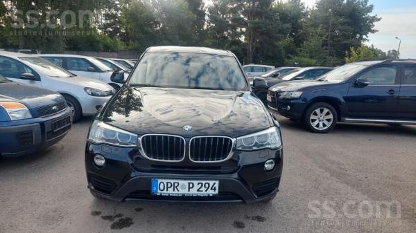 Melns BMW X3 2015 Rīga, ar dzinēja tilpumu 2.00 L un nobraukumu 208 tūkst. km par 12900 €, foto 1 vietnē AUTOMOTO.COM.LV