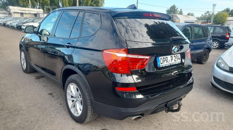 Melns BMW X3 2015 Rīga, ar dzinēja tilpumu 2.00 L un nobraukumu 208 tūkst. km par 12900 €, foto 7 vietnē AUTOMOTO.COM.LV