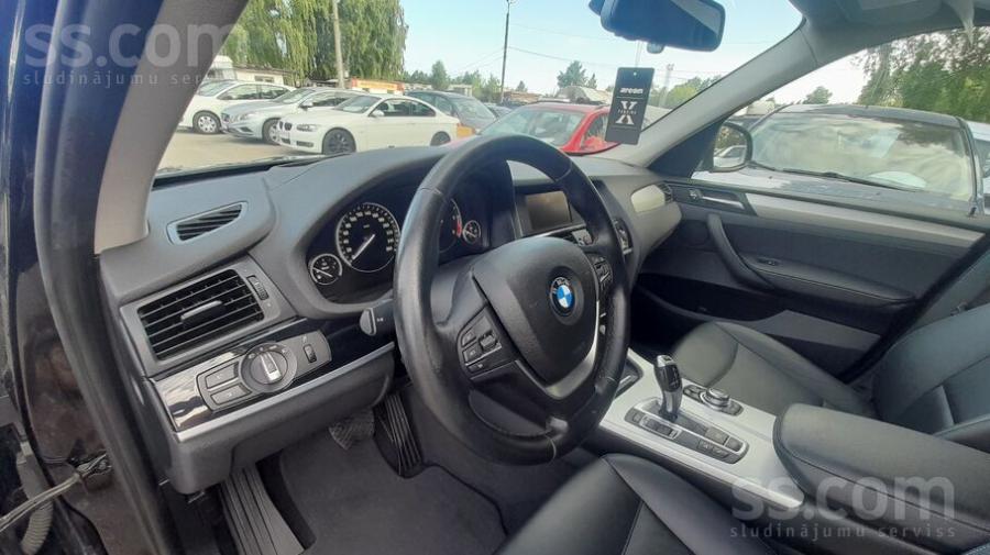 Melns BMW X3 2015 Rīga, ar dzinēja tilpumu 2.00 L un nobraukumu 208 tūkst. km par 12900 €, foto 15 vietnē AUTOMOTO.COM.LV