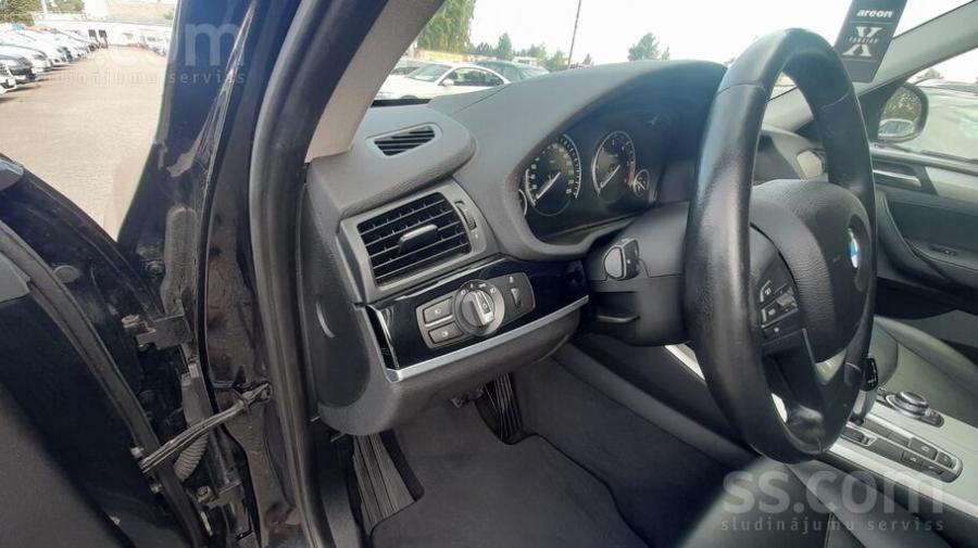 Melns BMW X3 2015 Rīga, ar dzinēja tilpumu 2.00 L un nobraukumu 208 tūkst. km par 12900 €, foto 16 vietnē AUTOMOTO.COM.LV