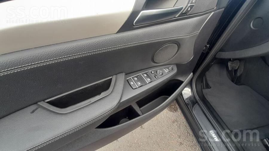 Melns BMW X3 2015 Rīga, ar dzinēja tilpumu 2.00 L un nobraukumu 208 tūkst. km par 12900 €, foto 32 vietnē AUTOMOTO.COM.LV