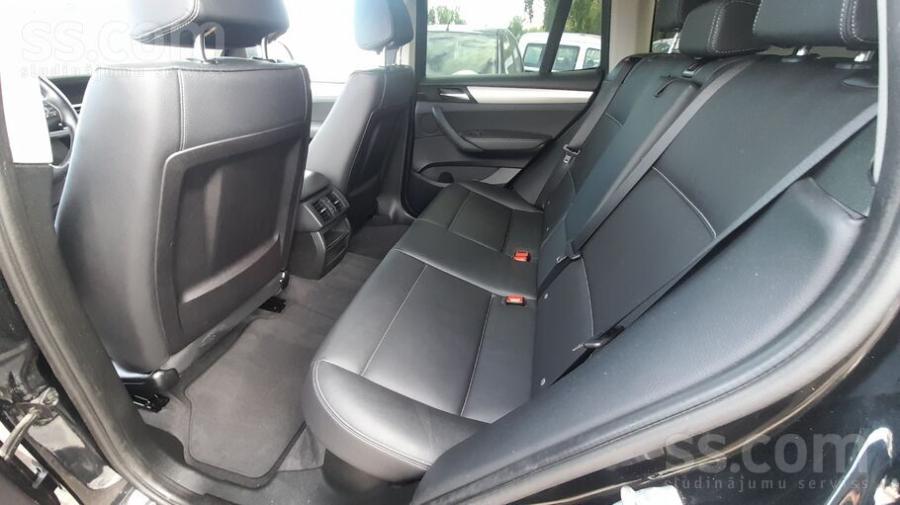 Melns BMW X3 2015 Rīga, ar dzinēja tilpumu 2.00 L un nobraukumu 208 tūkst. km par 12900 €, foto 33 vietnē AUTOMOTO.COM.LV