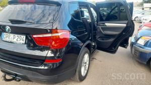 Melns BMW X3 2015 Rīga, ar dzinēja tilpumu 2.00 L un nobraukumu 208 tūkst. km par 12900 €, foto 34 vietnē AUTOMOTO.COM.LV