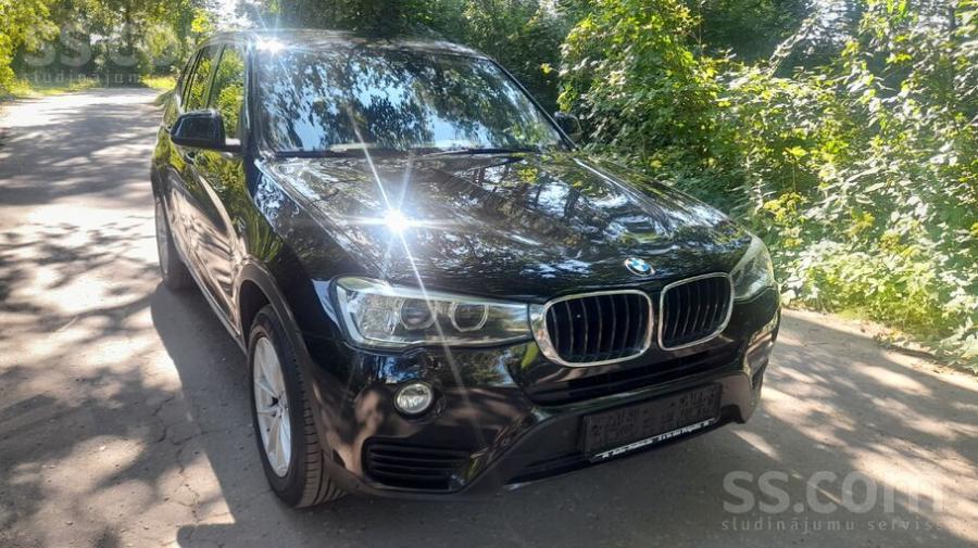 Black BMW X3 2015 in Riga, with an engine capacity of 2.00 L and mileage of 208 thousand km for 13000 €, photo 3 on AUTOMOTO.COM.LV