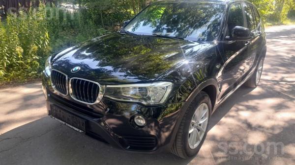 Black BMW X3 2015 in Riga, with an engine capacity of 2.00 L and mileage of 208 thousand km for 13000 €, photo 4 on AUTOMOTO.COM.LV