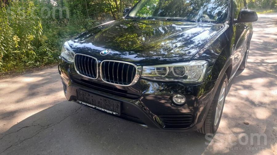 Black BMW X3 2015 in Riga, with an engine capacity of 2.00 L and mileage of 208 thousand km for 13000 €, photo 6 on AUTOMOTO.COM.LV