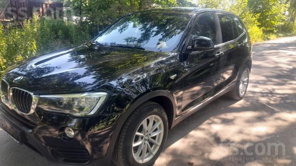 Black BMW X3 2015 in Riga, with an engine capacity of 2.00 L and mileage of 208 thousand km for 13000 €, photo 6 on AUTOMOTO.COM.LV