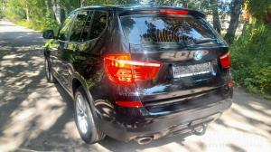 Black BMW X3 2015 in Riga, with an engine capacity of 2.00 L and mileage of 208 thousand km for 13000 €, photo 9 on AUTOMOTO.COM.LV