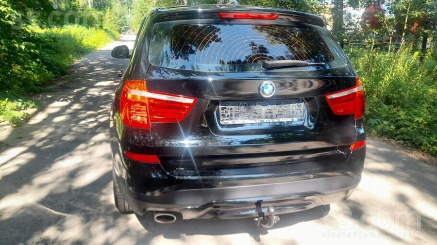 Black BMW X3 2015 in Riga, with an engine capacity of 2.00 L and mileage of 208 thousand km for 13000 €, photo 10 on AUTOMOTO.COM.LV