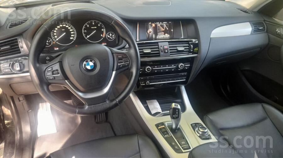 Black BMW X3 2015 in Riga, with an engine capacity of 2.00 L and mileage of 208 thousand km for 13000 €, photo 23 on AUTOMOTO.COM.LV