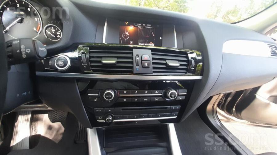 Black BMW X3 2015 in Riga, with an engine capacity of 2.00 L and mileage of 208 thousand km for 13000 €, photo 32 on AUTOMOTO.COM.LV