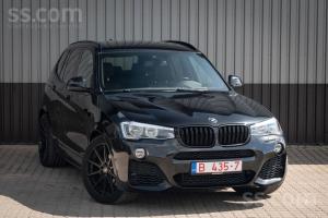 Black BMW X3 2015 in Talsi, with an engine capacity of 3.00 L and mileage of 232 thousand km for 17950 €, photo 1 on AUTOMOTO.COM.LV
