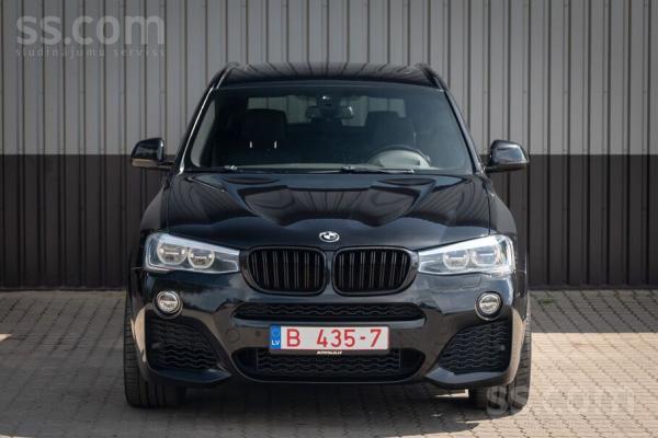 Black BMW X3 2015 in Talsi, with an engine capacity of 3.00 L and mileage of 232 thousand km for 17950 €, photo 2 on AUTOMOTO.COM.LV