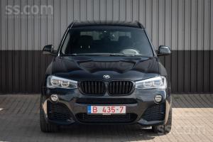 Black BMW X3 2015 in Talsi, with an engine capacity of 3.00 L and mileage of 232 thousand km for 17950 €, photo 3 on AUTOMOTO.COM.LV