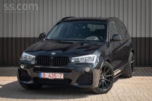 Black BMW X3 2015 in Talsi, with an engine capacity of 3.00 L and mileage of 232 thousand km for 17950 €, photo 4 on AUTOMOTO.COM.LV