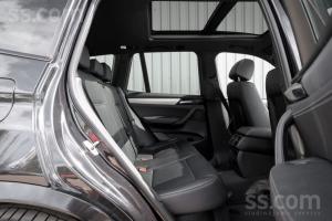 Black BMW X3 2015 in Talsi, with an engine capacity of 3.00 L and mileage of 232 thousand km for 17950 €, photo 12 on AUTOMOTO.COM.LV