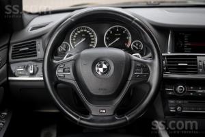 Black BMW X3 2015 in Talsi, with an engine capacity of 3.00 L and mileage of 232 thousand km for 17950 €, photo 18 on AUTOMOTO.COM.LV