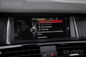 Black BMW X3 2015 in Talsi, with an engine capacity of 3.00 L and mileage of 232 thousand km for 17950 €, photo 24 on AUTOMOTO.COM.LV
