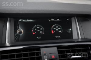 Black BMW X3 2015 in Talsi, with an engine capacity of 3.00 L and mileage of 232 thousand km for 17950 €, photo 25 on AUTOMOTO.COM.LV