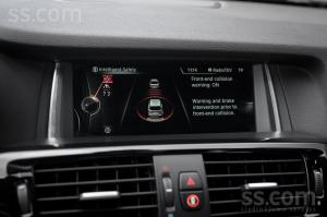 Black BMW X3 2015 in Talsi, with an engine capacity of 3.00 L and mileage of 232 thousand km for 17950 €, photo 26 on AUTOMOTO.COM.LV