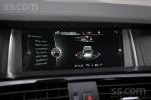 Black BMW X3 2015 in Talsi, with an engine capacity of 3.00 L and mileage of 232 thousand km for 17950 €, photo 27 on AUTOMOTO.COM.LV