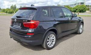 Black BMW X3 2015 in Panevezys, with an engine capacity of 2.00 L and mileage of 269 thousand km for 11750 €, photo 5 on AUTOMOTO.COM.LV