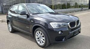 Black BMW X3 2015 in Panevezys, with an engine capacity of 2.00 L and mileage of 269 thousand km for 11750 €, photo 7 on AUTOMOTO.COM.LV