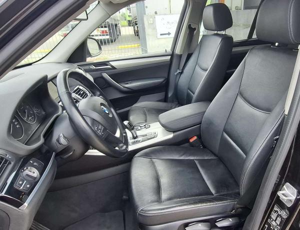 Black BMW X3 2015 in Panevezys, with an engine capacity of 2.00 L and mileage of 269 thousand km for 11750 €, photo 9 on AUTOMOTO.COM.LV
