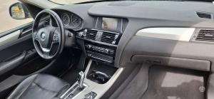 Black BMW X3 2015 in Panevezys, with an engine capacity of 2.00 L and mileage of 269 thousand km for 11750 €, photo 12 on AUTOMOTO.COM.LV