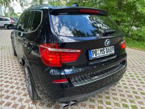 Black BMW X3 2015 in Vilnius, with an engine capacity of 2.99 L and mileage of 300 thousand km for 13100 €, photo 6 on AUTOMOTO.COM.LV