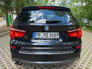 Black BMW X3 2015 in Vilnius, with an engine capacity of 2.99 L and mileage of 300 thousand km for 13100 €, photo 8 on AUTOMOTO.COM.LV
