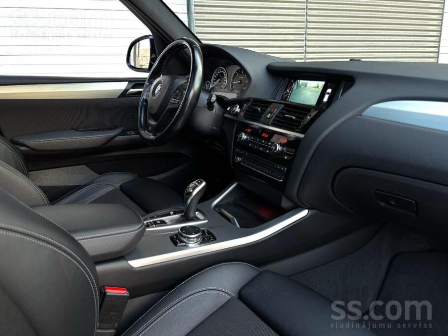 Melns BMW X3 2015 Rīga, ar dzinēja tilpumu 3.00 L un nobraukumu 206 tūkst. km par 16700 €, foto 7 vietnē AUTOMOTO.COM.LV