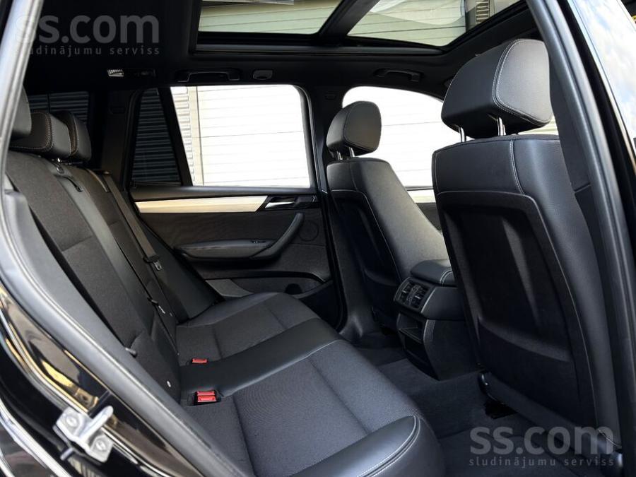 Melns BMW X3 2015 Rīga, ar dzinēja tilpumu 3.00 L un nobraukumu 206 tūkst. km par 16700 €, foto 9 vietnē AUTOMOTO.COM.LV