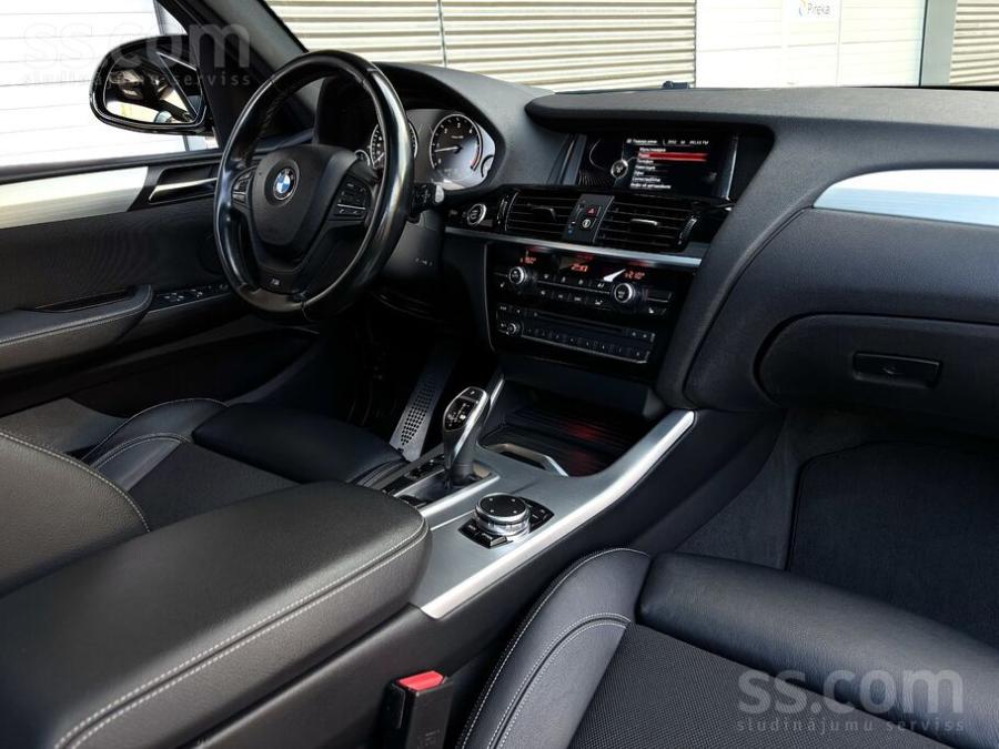 Melns BMW X3 2015 Rīga, ar dzinēja tilpumu 3.00 L un nobraukumu 206 tūkst. km par 16700 €, foto 11 vietnē AUTOMOTO.COM.LV