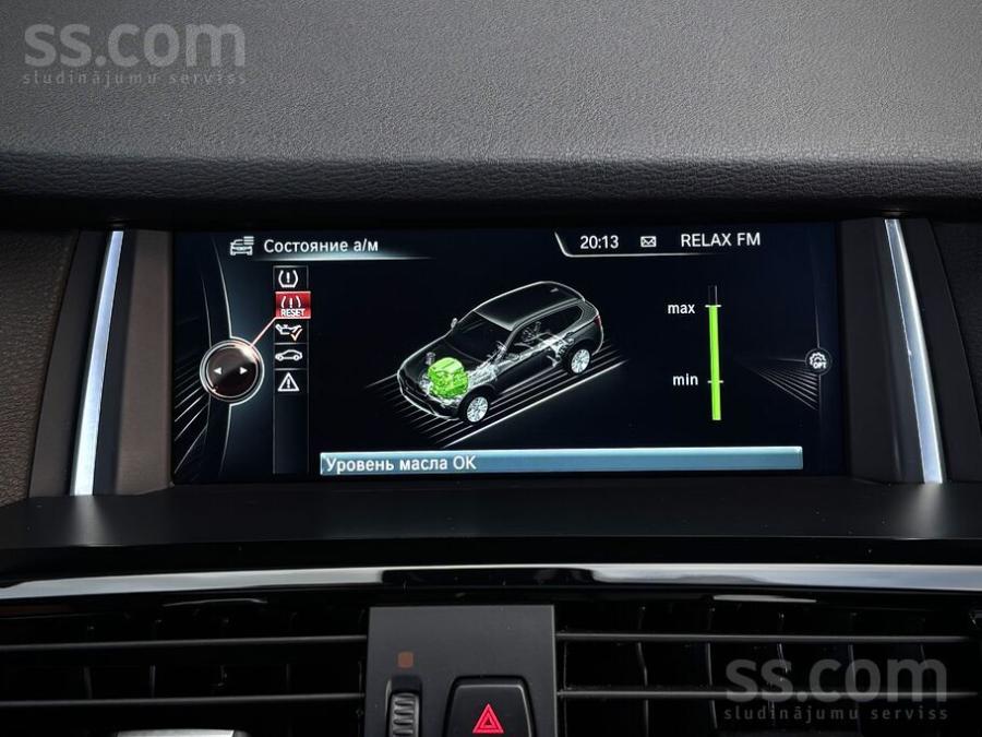 Melns BMW X3 2015 Rīga, ar dzinēja tilpumu 3.00 L un nobraukumu 206 tūkst. km par 16700 €, foto 23 vietnē AUTOMOTO.COM.LV
