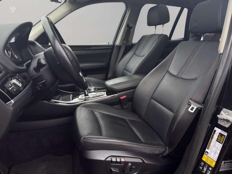 Черный БМВ Х3 2015 в Каунас, объемом двигателя 3.00 л и пробегом 127 тыс. км за 14399 €, фото 15 на AUTOMOTO.COM.LV
