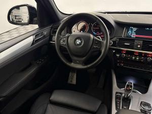 Black BMW X3 2015 in Marijampole, with an engine capacity of 2.99 L and mileage of 258 thousand km for 15200 €, photo 10 on AUTOMOTO.COM.LV