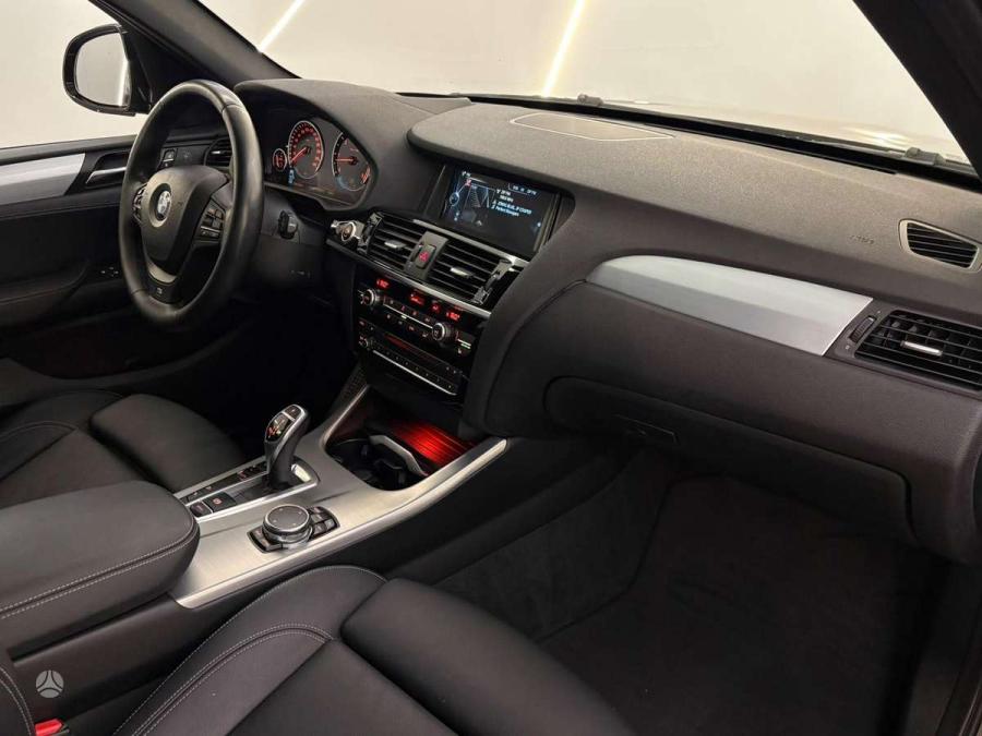 Melns BMW X3 2015 Marijampole, ar dzinēja tilpumu 2.99 L un nobraukumu 230 tūkst. km par 15450 €, foto 19 vietnē AUTOMOTO.COM.LV